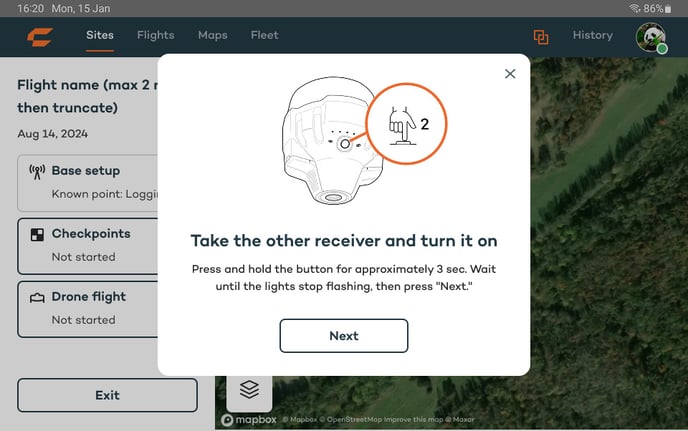 Field set-up with Wingtra GROUND
